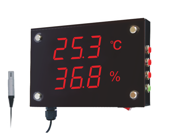 Led Hygrometer Display - Blink Media
